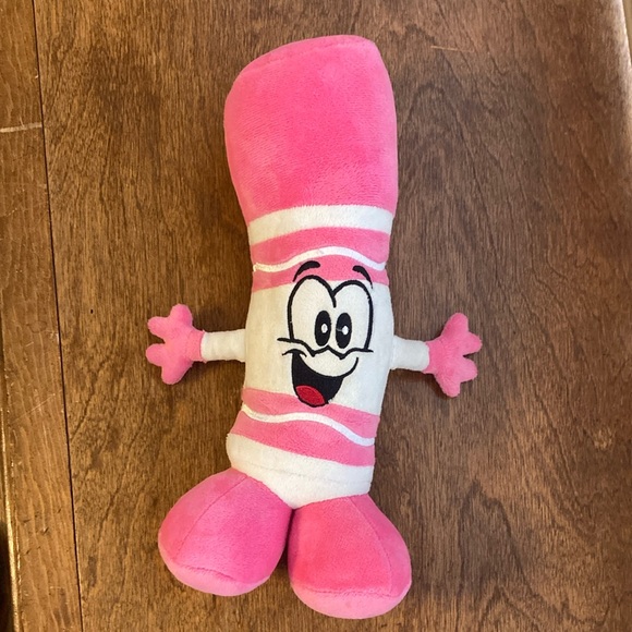 Crayola | Toys | Crayola Factory Dinky Pink Stuffed Crayon Toy | Poshmark